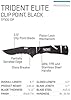 SOG Folding Pocket Knife - Trident Elite Tactical, Stainless Steel in ...