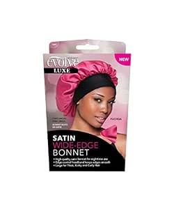 Amazon.com : Firstline Firstline evolve fuchsia satin wide edge bonnet ...