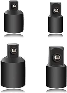 4PC Impact Adapter and Reducer Set, Larouoba Drive Socket Adapter ...