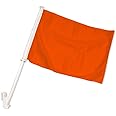 Amazon.com : (2 Pack) 12x15 Solid Orange 2ply Car Window Vehicle 12"x15 ...
