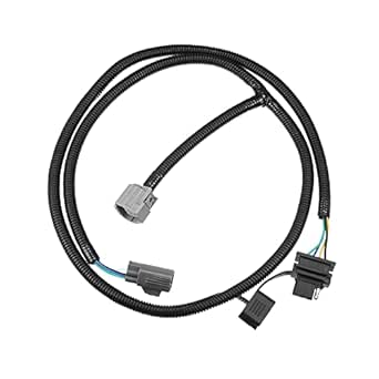 Amazon.com: X AUTOHAUX 65" 4 Way Flat Trailer Wiring Harness for Jeep Wrangler JK 2007 2008 2009 ...