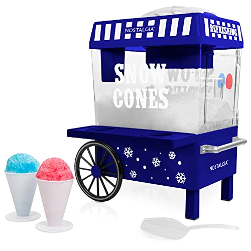 Nostalgia Vintage Countertop Snow Cone Machine - Slushie Machine ...