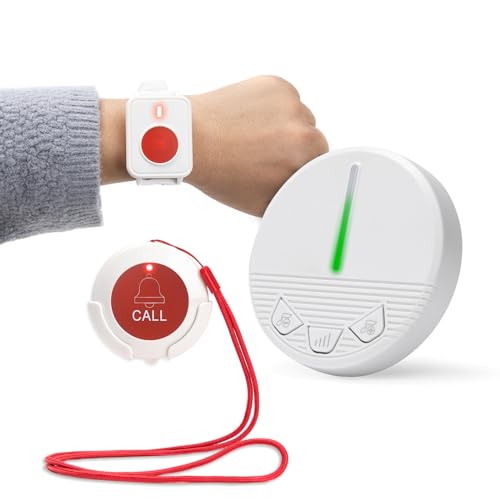 Life Alert Systems for Seniors Caregiver Pager Call Button SOS Button ...