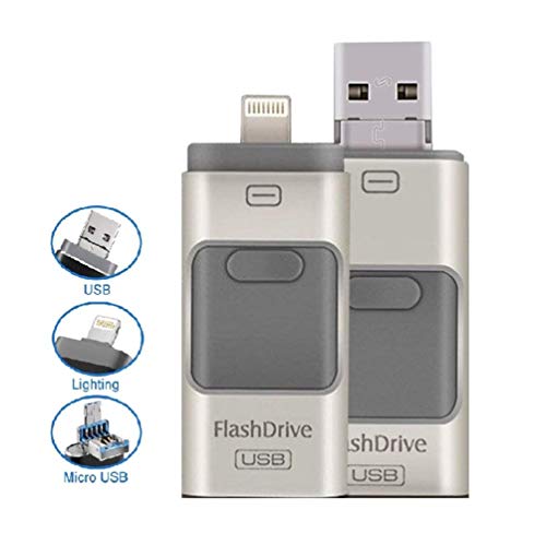 Buy FDSAA 1TB 3.0 USB Flash Drives, Silver USB Flash Drives for iPhone ...