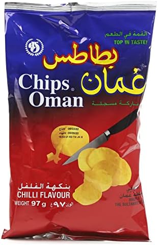 Oman Chilli Flavour Potato Chips 97gms price in UAE | Amazon UAE | kanbkam