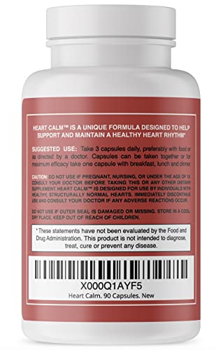 Heart Calm- Support and Maintain a Healthy Heart Rhythm- A Natural ...