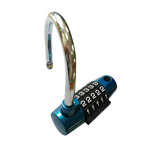 2 Pack Combination Lock Outdoor 5 Digit Combination Padlock Gym Locker ...