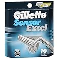Amazon.com: Gillette Sensor Excel Cartridges - 10 ct, Pack of 2 ...