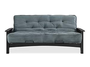 Amazon.com: Sofas 2 Go SI-EX-DEN-WG-3A Denver Wenge Futon Frame W/ 8 ...