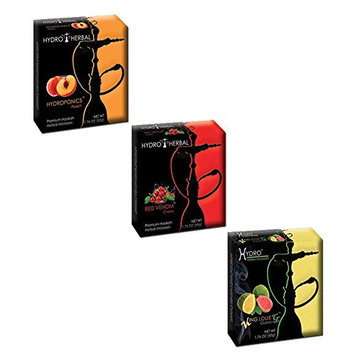 Hydro Herbal 100% Tobacco & Nicotine Free Premium Hookah Shisha ...