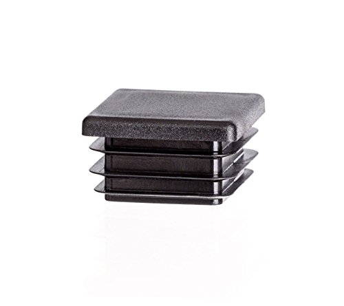 5 pcs. Square tubing end Cap 60x60 mm (2, 36 x 2, 36 inch) Black ...