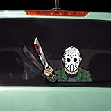 Arnold Schwarzenegger Flexing Rear Window Wiper Decal