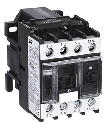 Iec Magnetic Contactor, 120Vac, 22A, 1No, 3P: Motor Contactors: Amazon ...