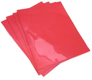 Amazon.com : Red Plastic File Folders 8-7/8" x 11-1/2" Standard Manilla ...