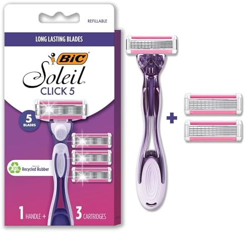 سعر BIC Click 5 Soleil Women's Disposable Razors, 5 Blades With A ...