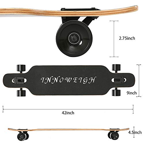 INNOWEIGH 41 Inch Longboard Skateboard Through Freestyle Longboard ...