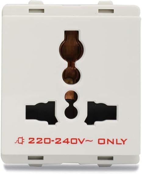 Buy Schneider electric Livia-13A Multi Pin Socket with Shutter - White ...