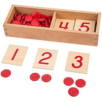 Amazon.com: Montessori Math Materials Number Puzzle 1-10 for Preschool ...
