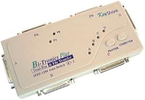 Amazon.com: Bi-Tronics Auto Switch Box 4 Computers to 2 IEEE 1284 ...