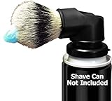 Evolution Brush - Universal Shaving Cream Can Brush