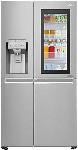 Lg 611 Litre Cross Door See Through Refrigerator With Water Dispenser ...