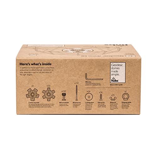 hubs Geodesic Dome Kit - Scalable - DIY - Garden Building ...