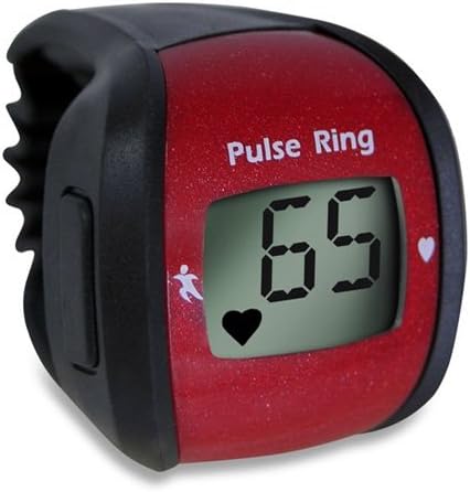 Sport Pulse Ring Monitoring Heart Rate Ring Red: Amazon.co.uk: Sports ...