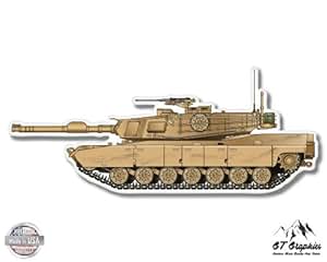 Amazon.com : GT Graphics M1 Abrams Tank - Vinyl Sticker Waterproof ...