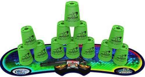Speed Stacks | Sport Stacking Competitor, Neon Green - 12 Cups, Holding ...