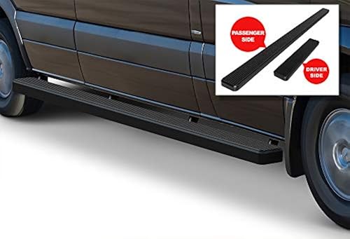 APS iBoard Third Generation 5-Inch Black Aluminum Running Boards Side ...