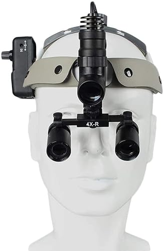 Dental Loupes, 4X 5X Surgical Binocular Loupes 5W LED Surgical ...