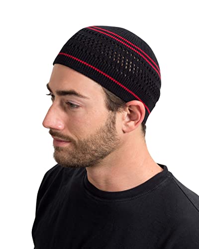 Skull Caps for Men & Women in Solid and Striped Designs | Cotton Helmet ...