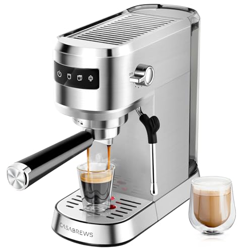 CASABREWS Espresso Machine 20 Bar, Professional Espresso Coffee Maker ...