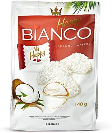Flis Happy Bianco Coconut Wafers, 140 g - Pack 1 price in Saudi Arabia ...