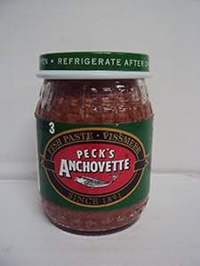 Amazon.com : Peck's Anchovette Fish Paste "Vissmeer" 4.4oz/125g : Pates ...