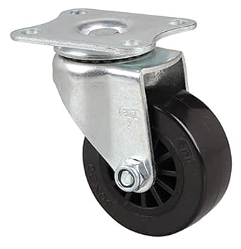 4PCS EDL 2 Inch Mini Small Casters Wheels 30Kg Polyurethane PU Wheels ...