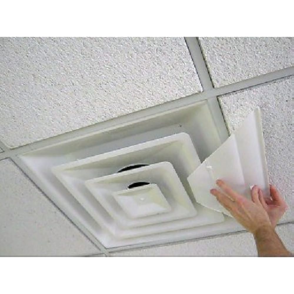 Registers Grilles Vents Air Deflector For Office Ceiling 24 x Set Of Registers Grilles Vents Air Deflector For Office Ceiling 24 x Set Of