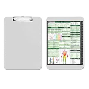 Amazon.com : Physical Therapy Clipboard with Quick Medical Reference ...