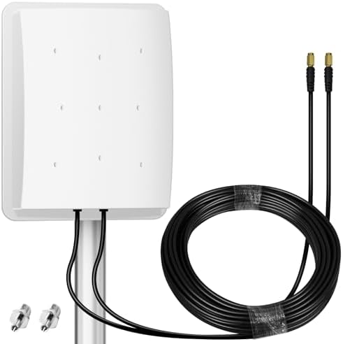سعر Greatzer 5G Antenna Outdoor 4G LTE Antenna Dual Polarisation 14DBi WiFi Antenna 698-2700 ...