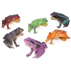 Amazon.com: US Toy 1 Dozen Toy Frogs Toy Figure, 3": Toys & Games