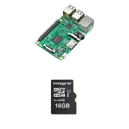 Raspberry Pi 3 Model B & Integral 16GB MicroSD Card: Amazon.co.uk ...