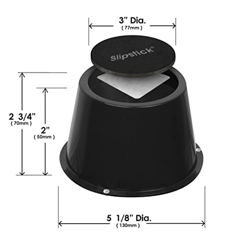 Slipstick CB674 Premium 2 Inch Furniture Risers/Bed Raisers with Steel ...