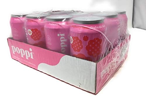 Poppi Raspberry Rose Prebiotic Soda, 12 Fl Oz (Pack of 12) in Dubai ...