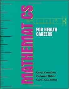 Mathematics for Health Careers: 9780827355699: Medicine & Health ...