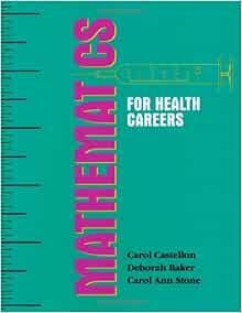 Mathematics for Health Careers: 9780827355699: Medicine & Health ...