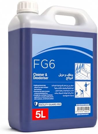 FG6 Plus Professional Floor Cleaner Liquid and Deodoriser, 5L – Multi ...