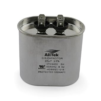 20uf 370-440V Capacitor AC Electric Motor Run Start HVAC Blower ...