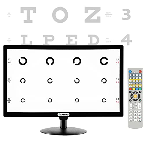 Huanyu Visual Acuity Chart Digital 21.5inch LCD Electronic Optical Eye ...