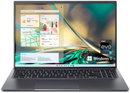 Acer Swift X Intel Evo Thin & Light Creator Laptop | 16 WUXGA 100% sRGB ...