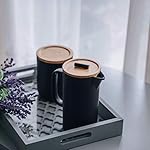 Ceramic French Press Coffee Maker + Grounds Canister | Escape Waste